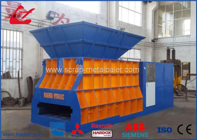 Mesin Scrap Metal Scrap Otomatis Propane Tank Big Mouth Horizontal Shear